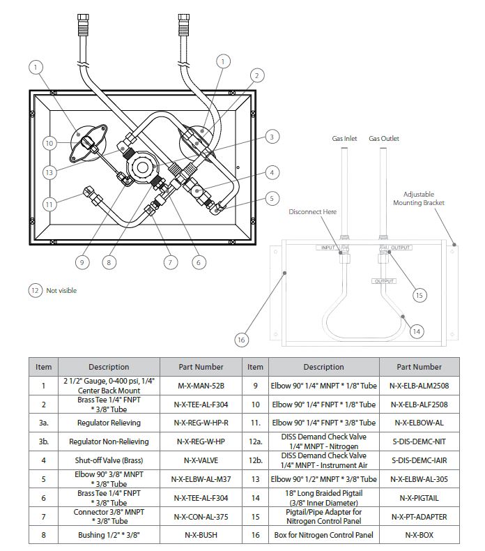 CONTROL PANEL PARTS